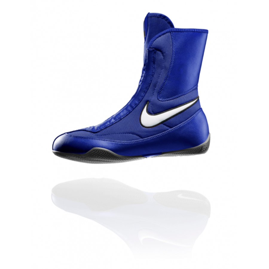 Boxerské boty NIKE Machomai Mid, Modré - BOXERSKÉ BOTY NIKE - BOJOVÉ ...